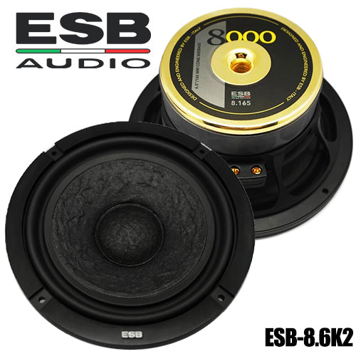 ESB Audio 8.6K2 6.5" 2-way Car Speaker - SET — Strathfield Brookvale
